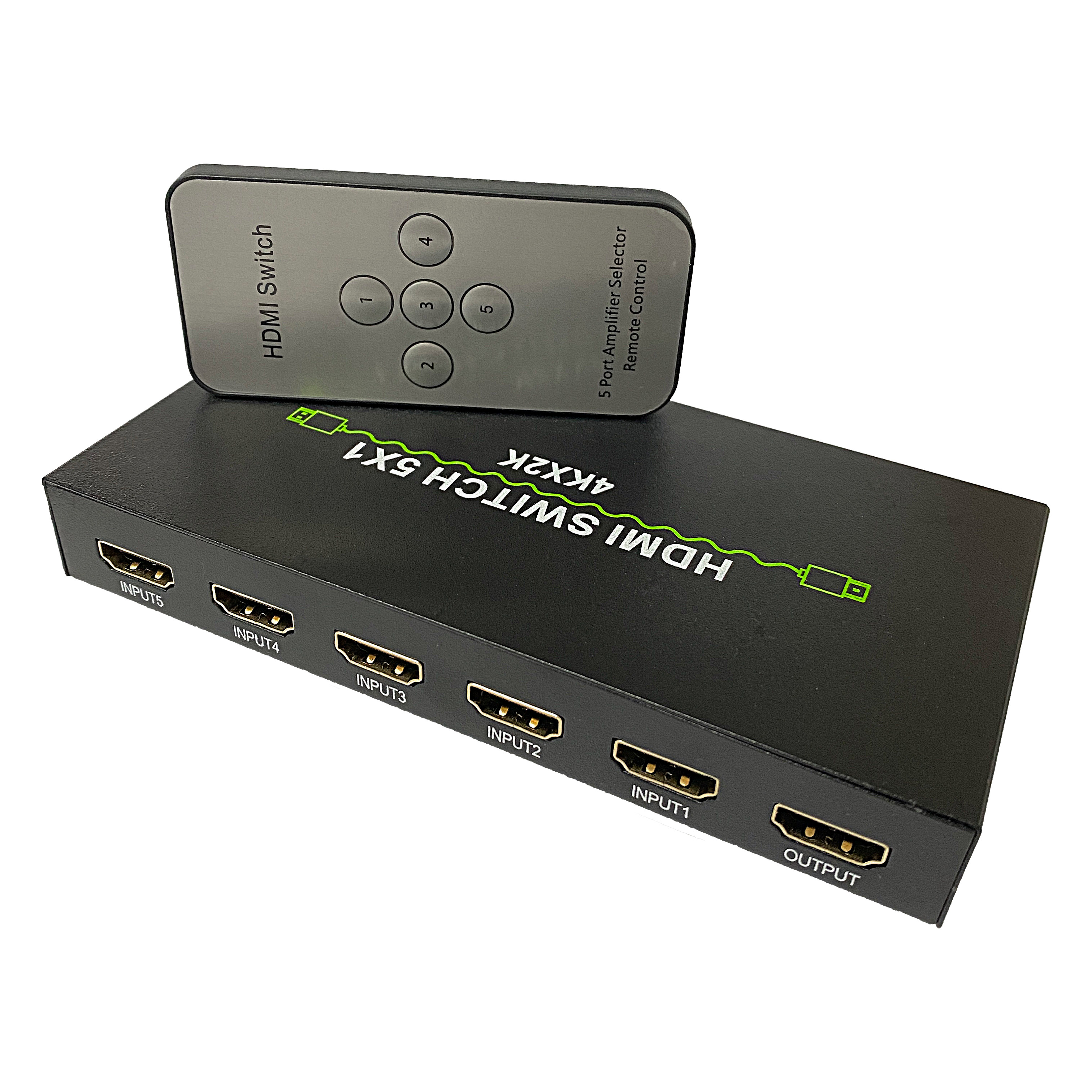 Switch HDMI 5x1 com Controle