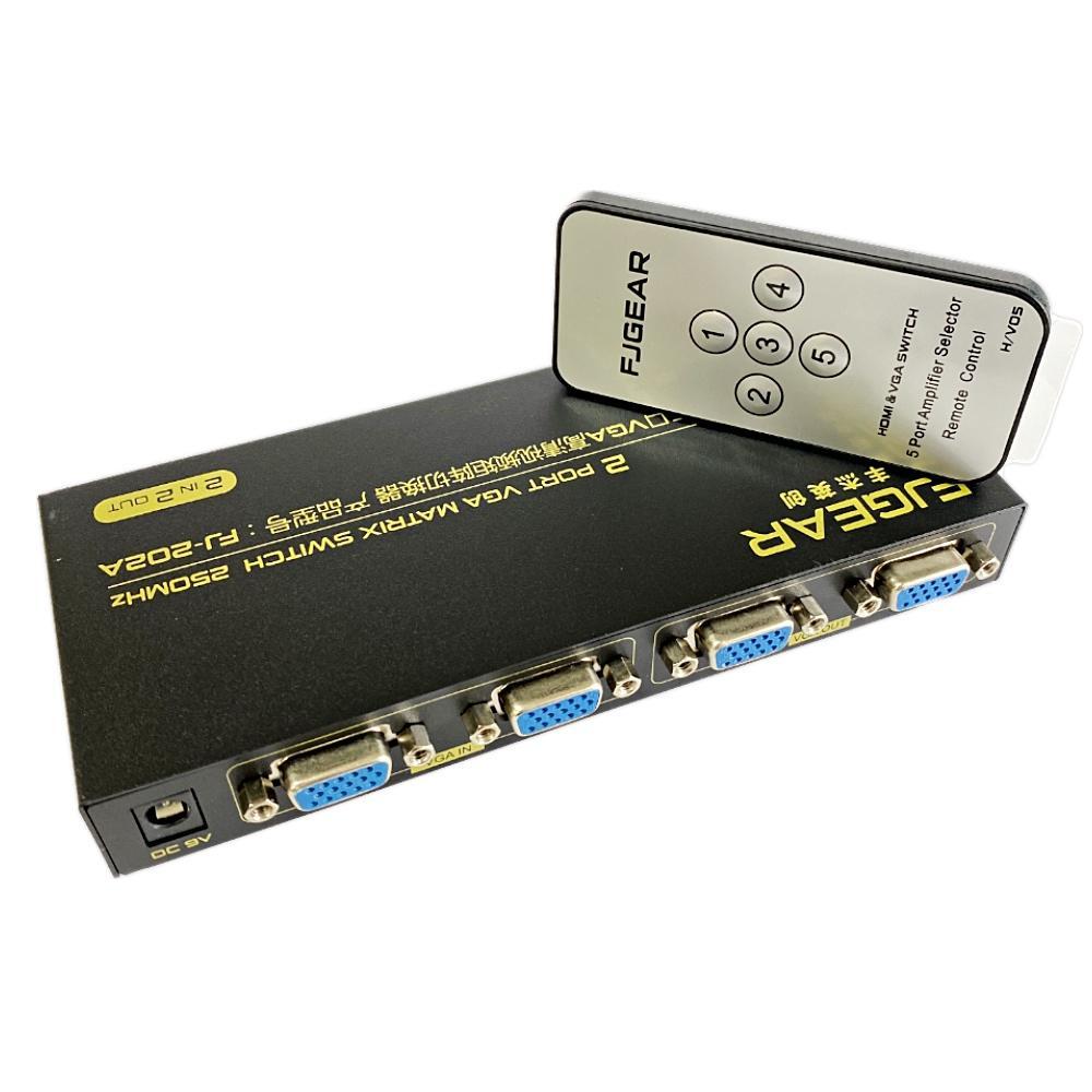 Matrix Switch Vga 2x2 Com Controle