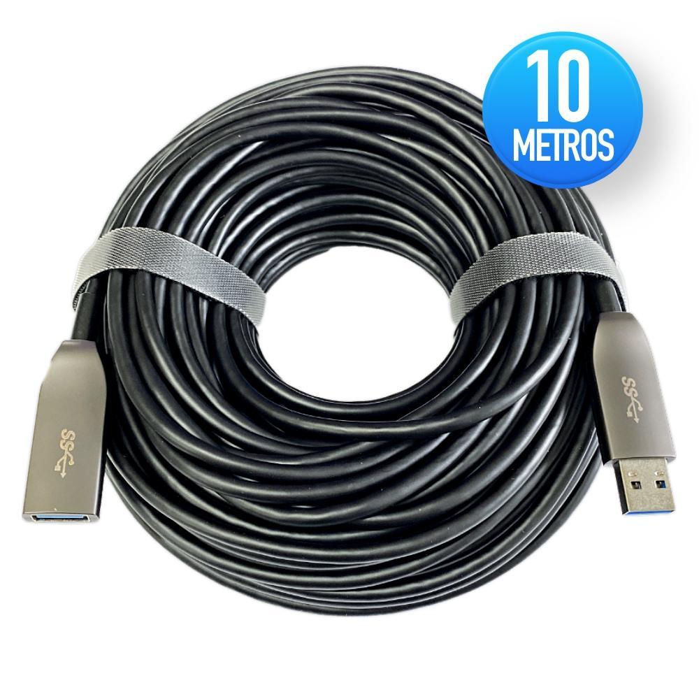 Extensor usb 3.0 (fibra optica) 10 mts