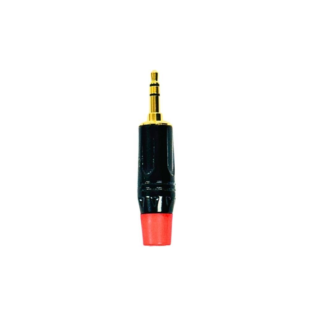 Conector p2 stereo vermelho