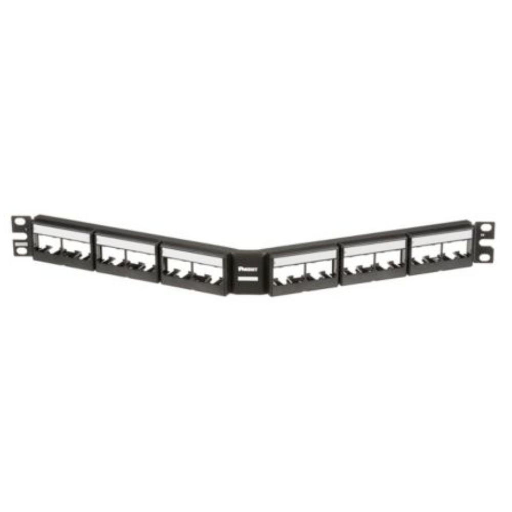 Patch panel angular 24p cat6 (cppla24wbly)