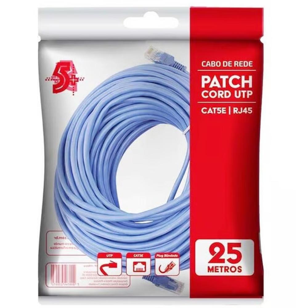 Patch cord cat5e 25 mts azul (018-1064)