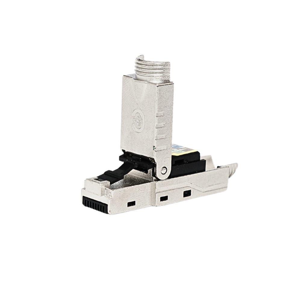 Conector rj45 cat6a stp tooless industrial