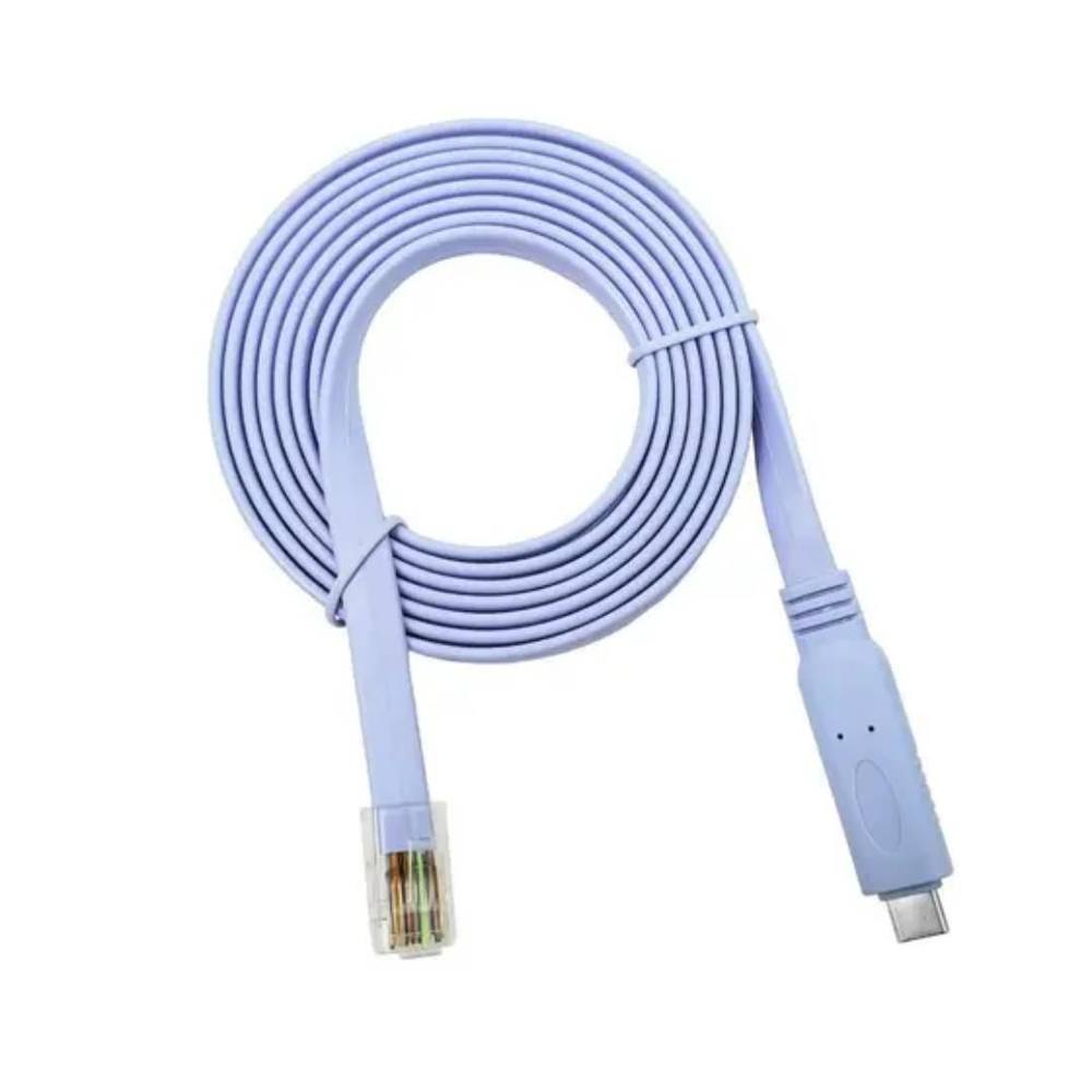 Cabo console usb tipo c para rj45 1,80m