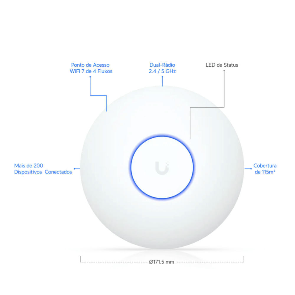 Access Point UniFi U7 Lite (U7-Lite) - Central Cabos