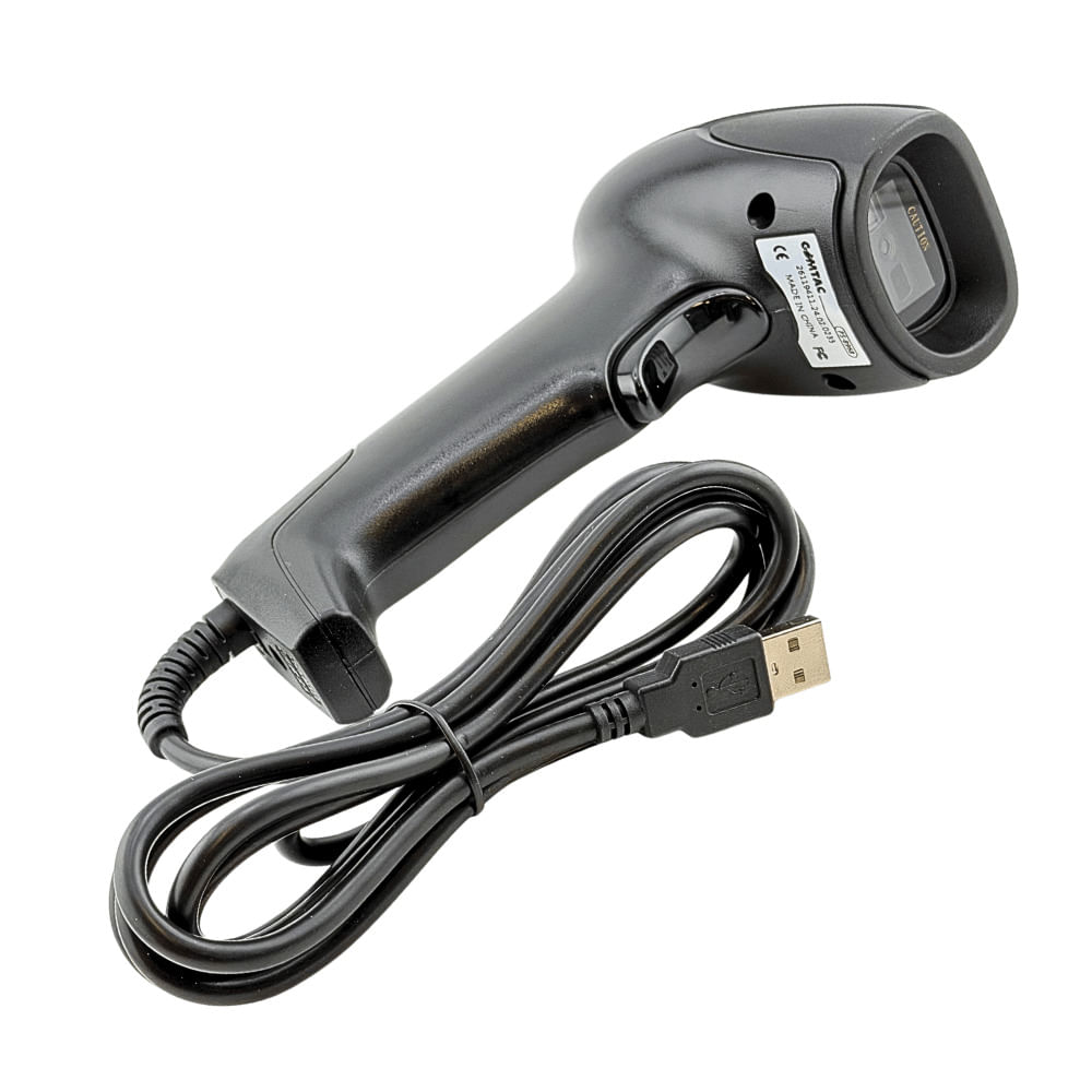 Leitor qr code e codigo de barras ps-8968 1d / 2d / febraban - 9411